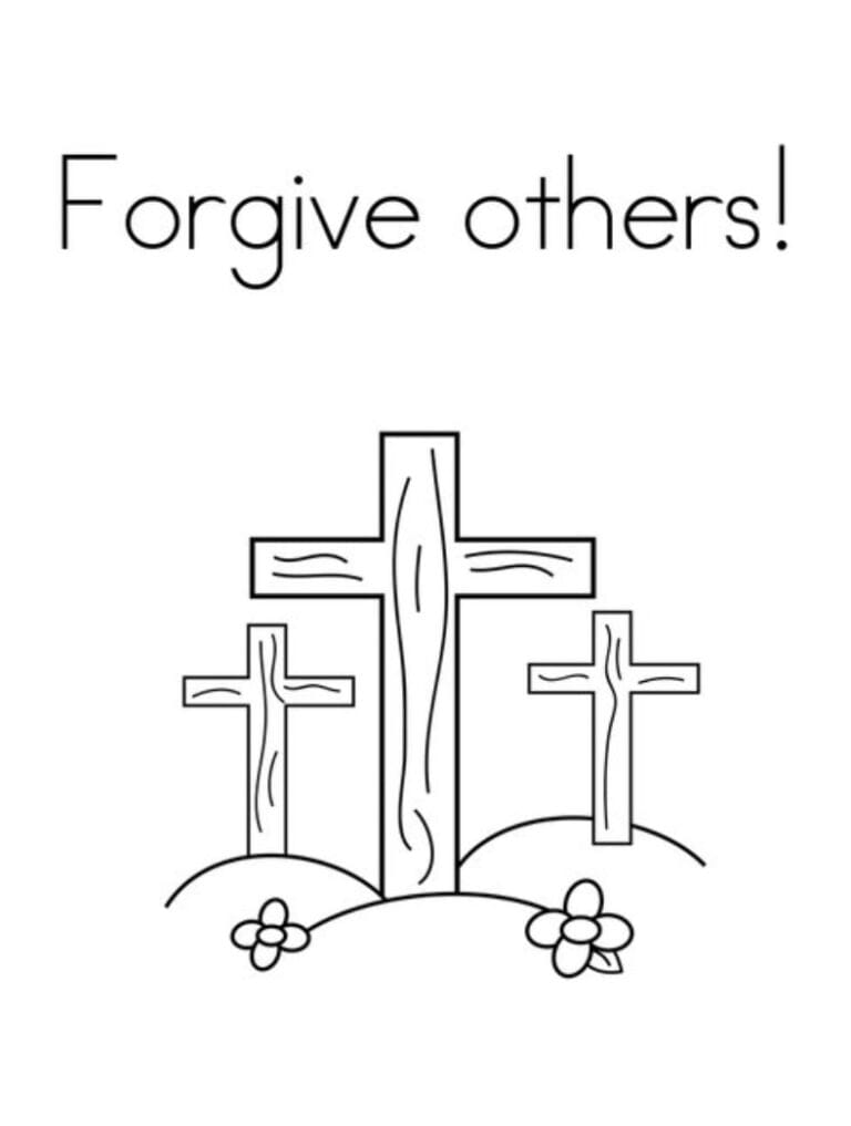 Coloring Pages on Forgiveness - Printable Templates Hub