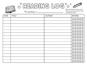 December Reading Log Printable - Printable Templates Hub