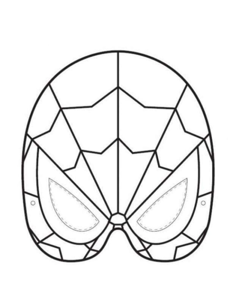 10 Free Printable Spiderman Mask Template: Easy DIY Craft - Printable ...