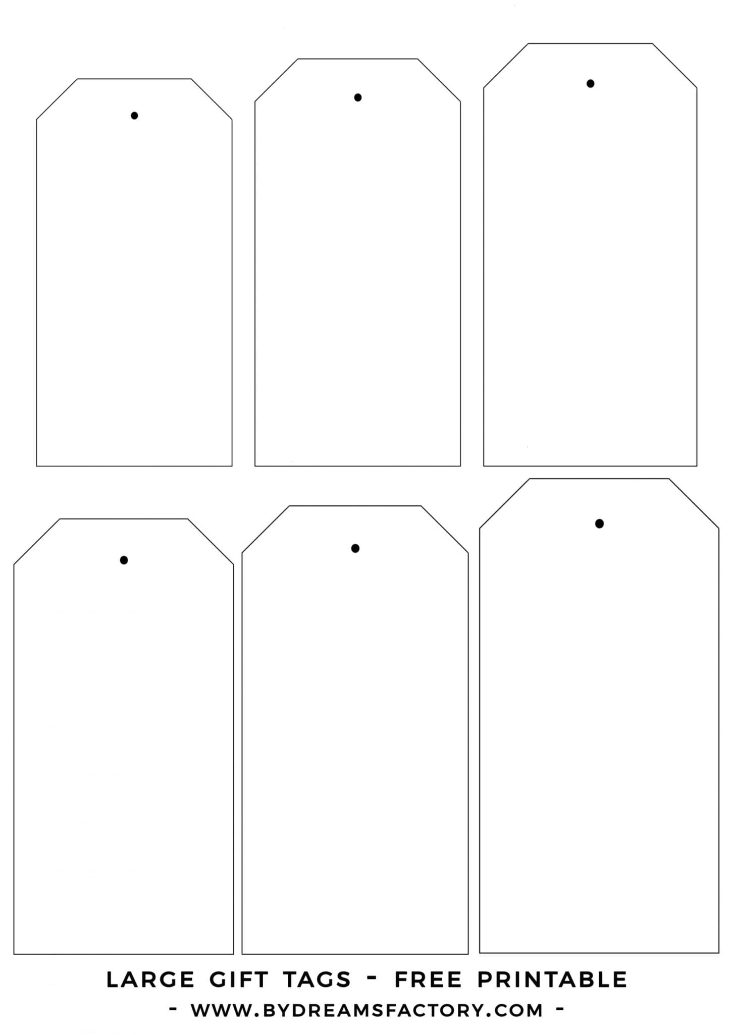 Free Printable Gift Tags Template - Printable Templates Hub