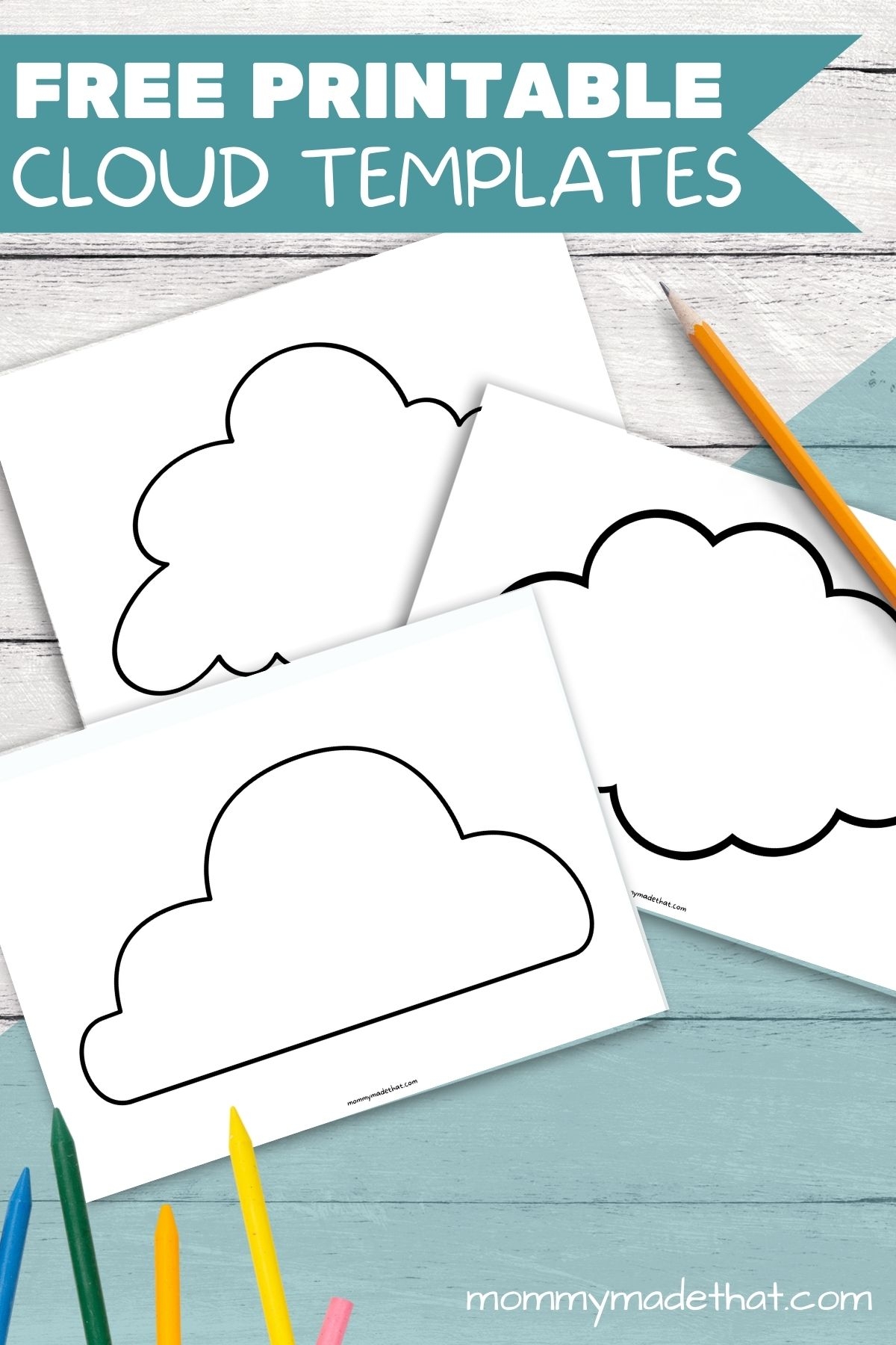 Cloud Shape Template For Felt Printable - Printable Templates Hub
