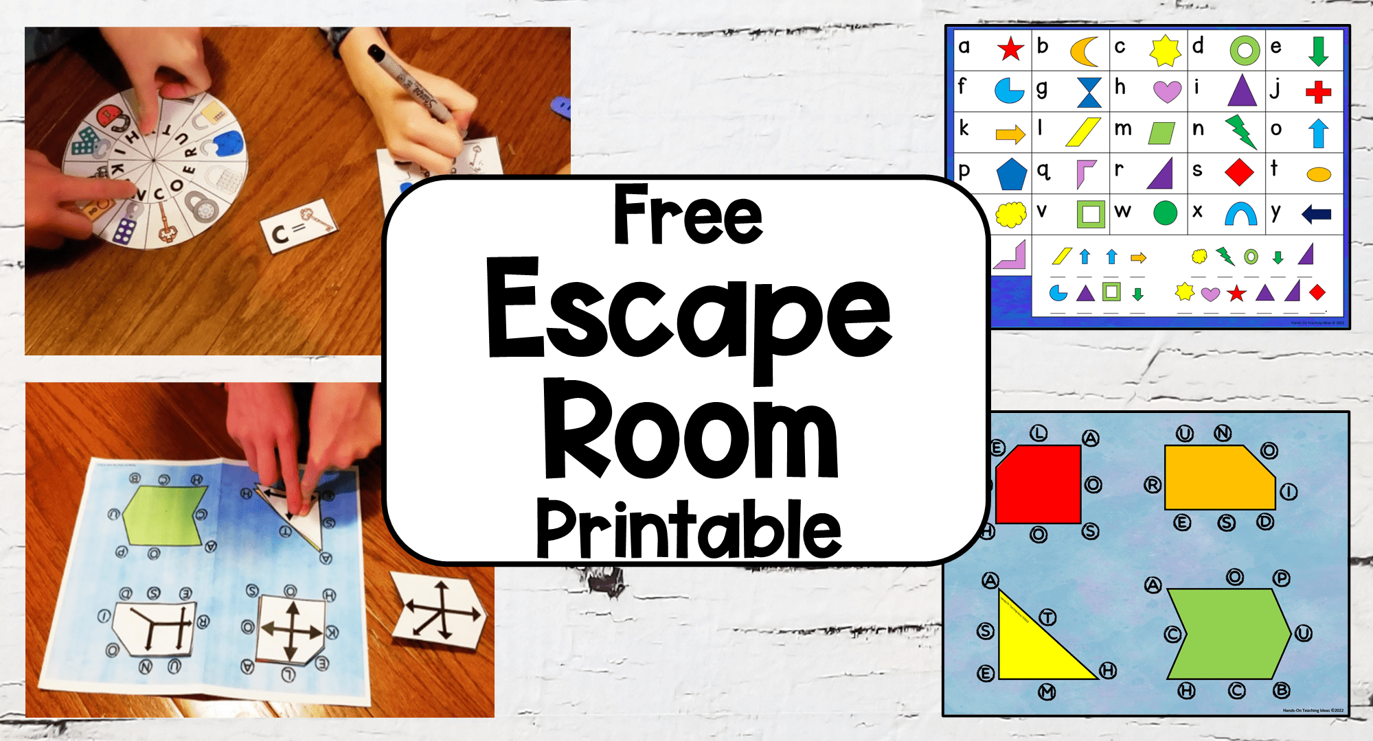 Escape Room Puzzle Templates Printable - Printable Templates Hub
