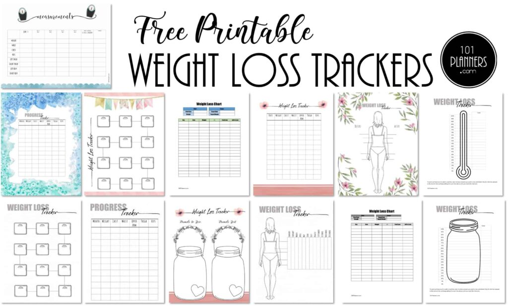 Weight Loss Chart Template Printable - Printable Templates Hub