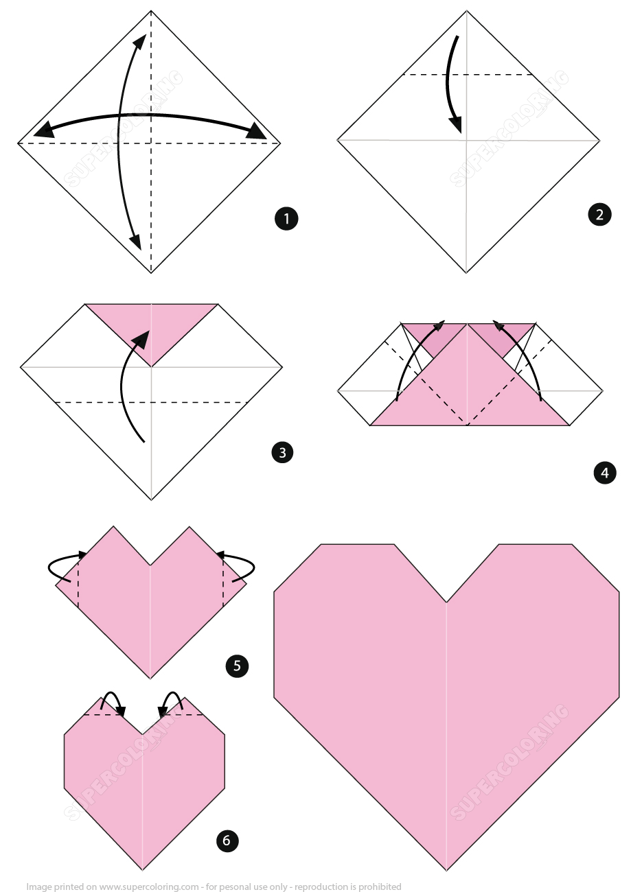 Origami Paper Folding Instructions Printable - Printable Templates Hub
