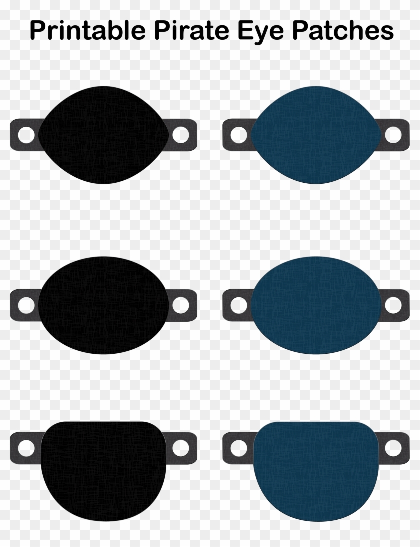 Pirate Eye Patch Template Printable - Printable Templates Hub